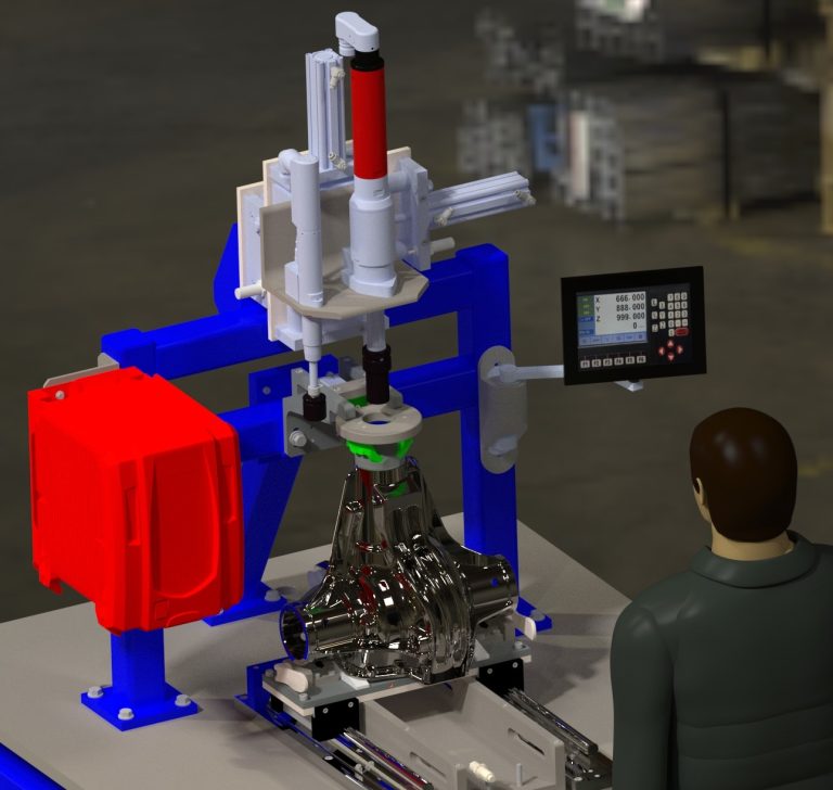 Semi-Automated Differential Pinion Nut Torque Machine